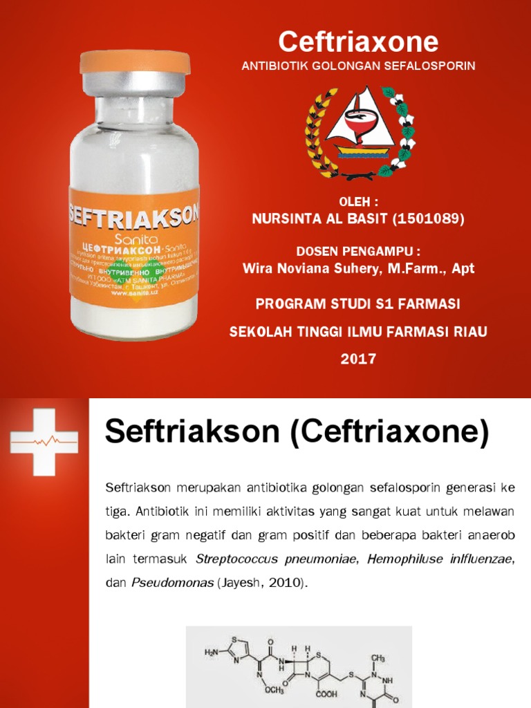 Sediaan Seftriakson | PDF