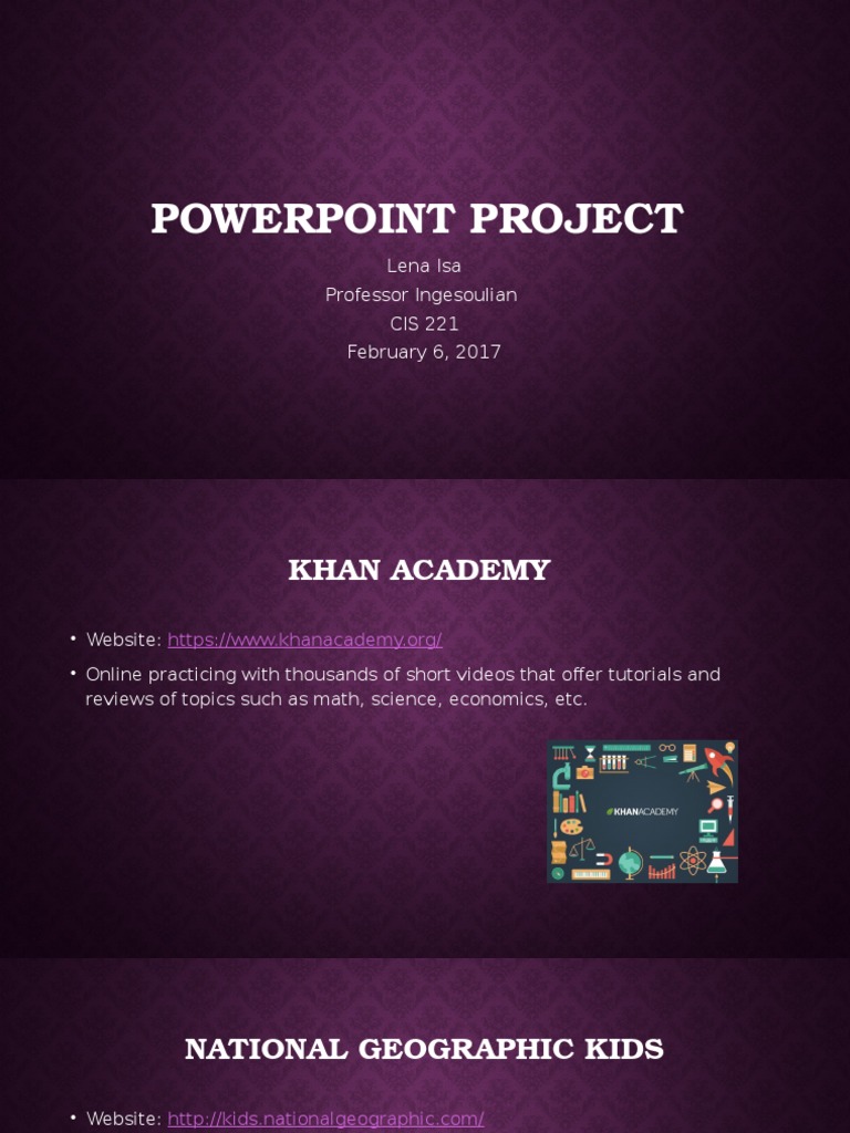 Powerpoint Project | PDF
