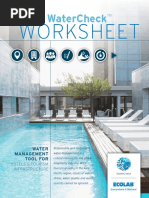 Water Usage Tracking Spreadsheet - 0 | PDF | Worksheet | Spreadsheet
