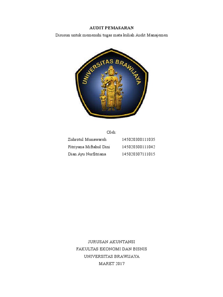 Audit Pemasaran | PDF | Karier & Perkembangan | Bisnis