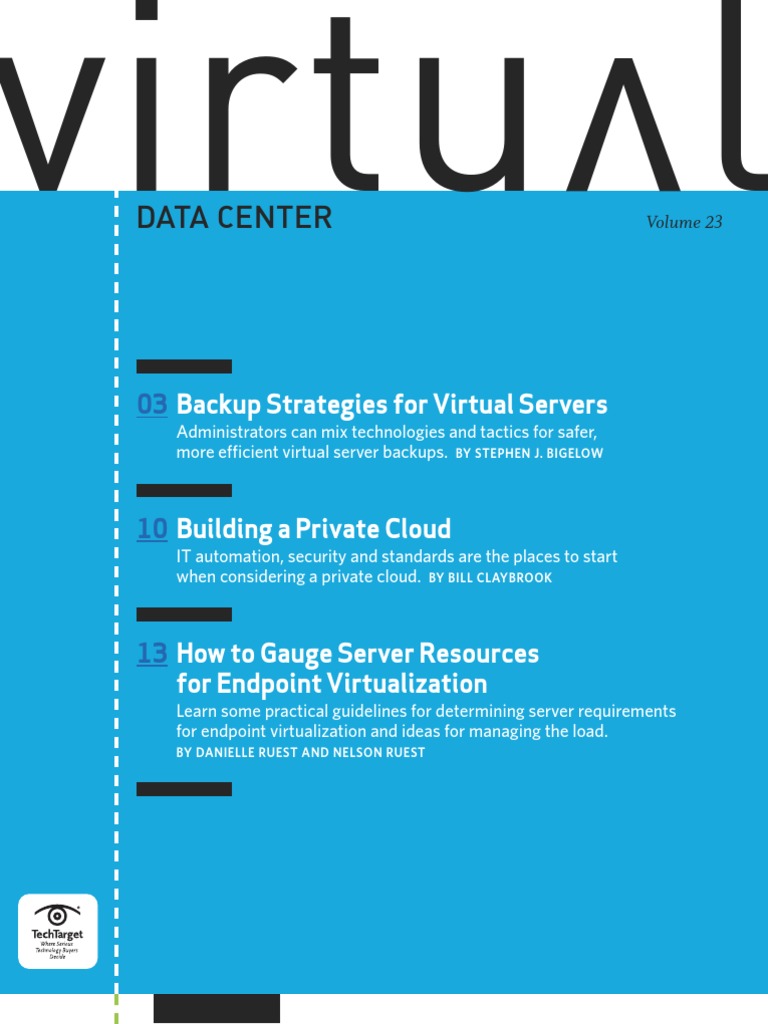 Data Center: Backup Strategies For Virtual Servers | PDF | Backup ...