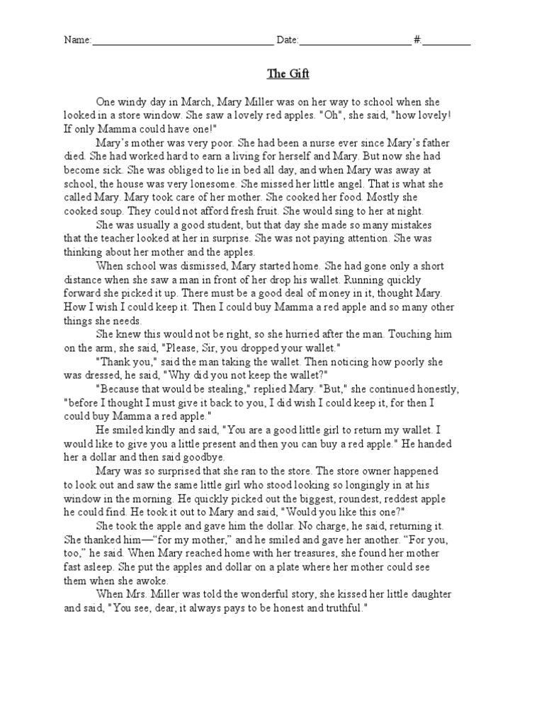 The Gift Story | PDF