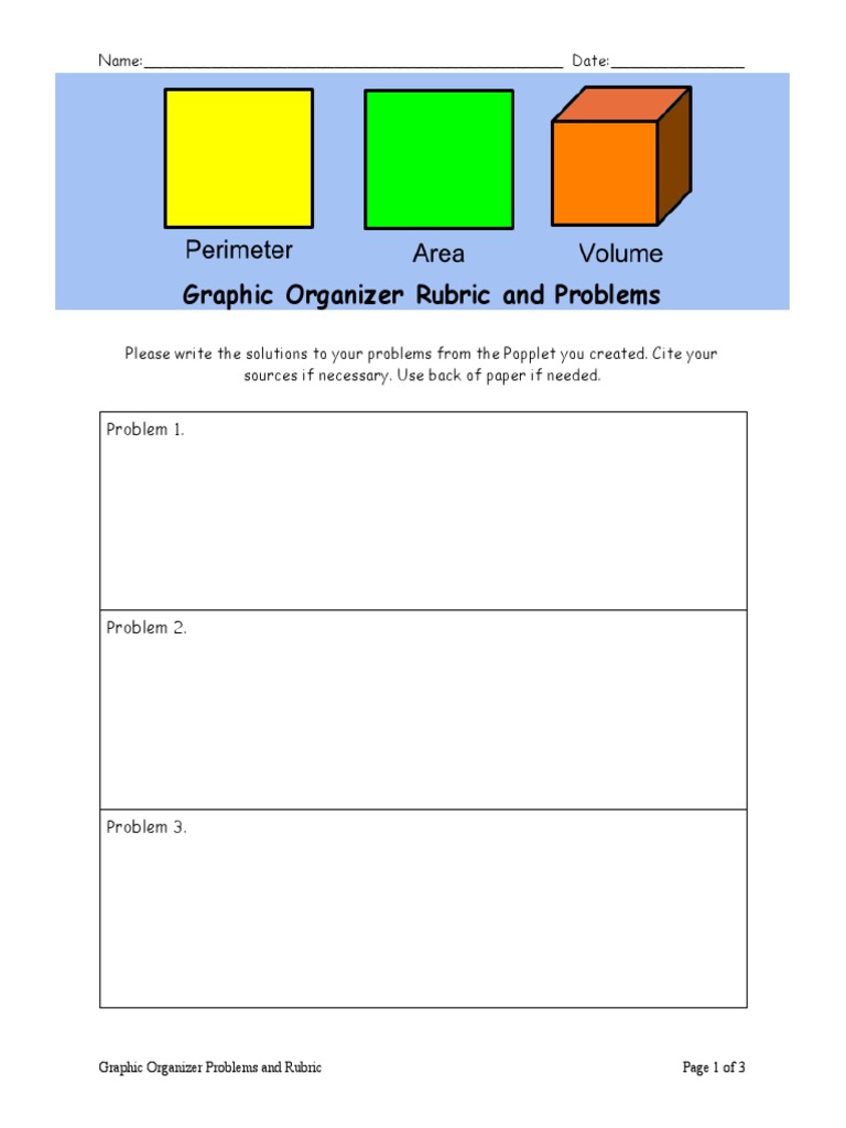 Graphicorganizerrubric 3 | PDF | Grammar | Teaching Mathematics