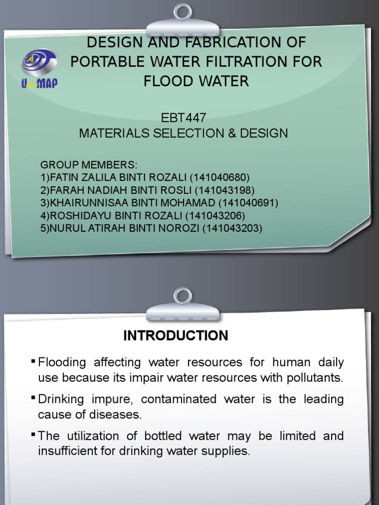 Slide Viva 1 Proposal RWF | PDF | Drinking Water | Flood