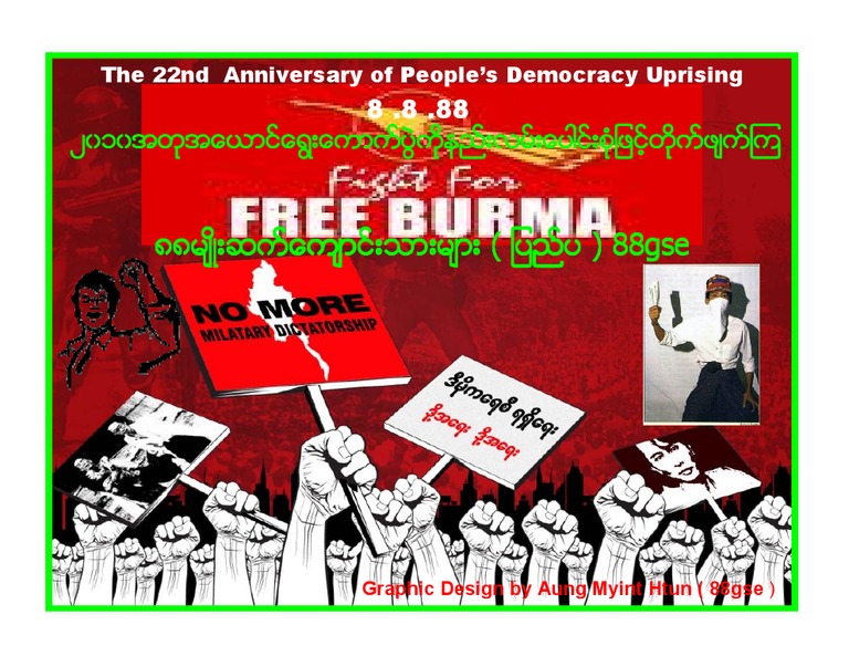 22nd Anniversary of Uprising Poster | PDF