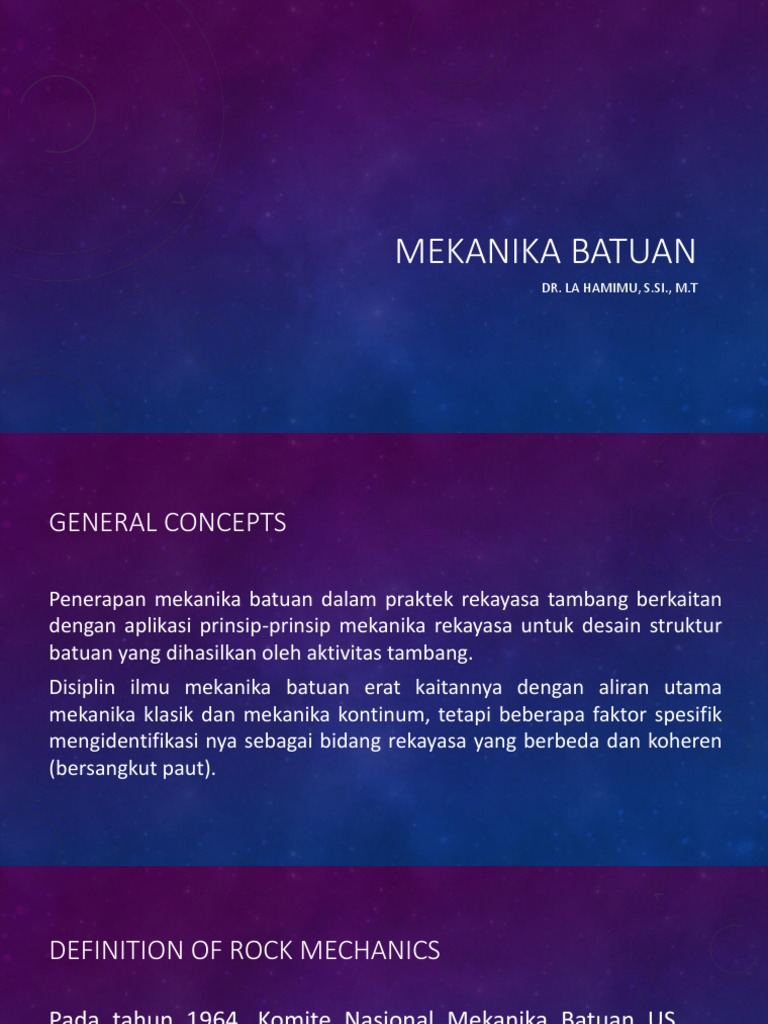 Mekanika Batuan Untuk Teknik Pertambanga PDF | PDF | Pelapukan | Pertambangan