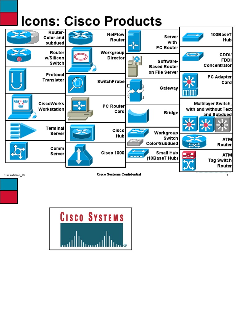 Cisco Icons | PDF | Router (Computing) | Cisco Systems