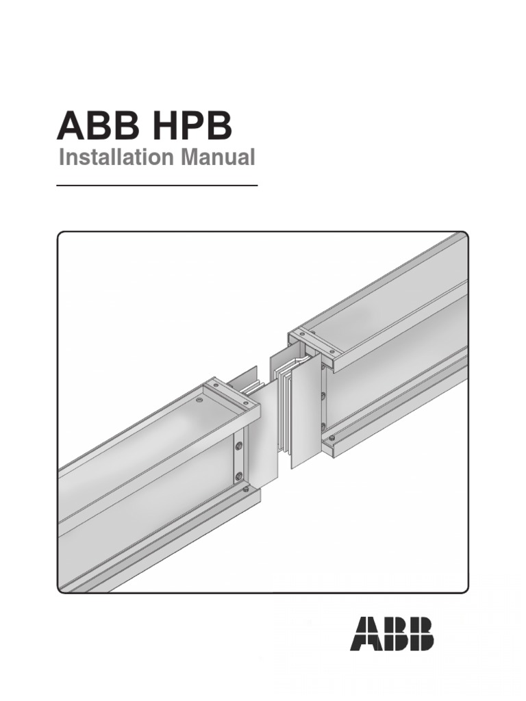HPB Install Manual ABB - Distribution BUS Bars | PDF | Elevator ...