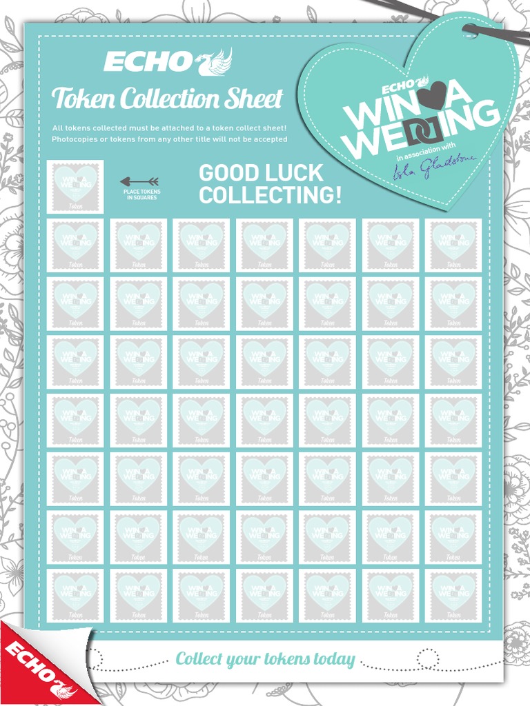 2017 Token Collection Sheet
