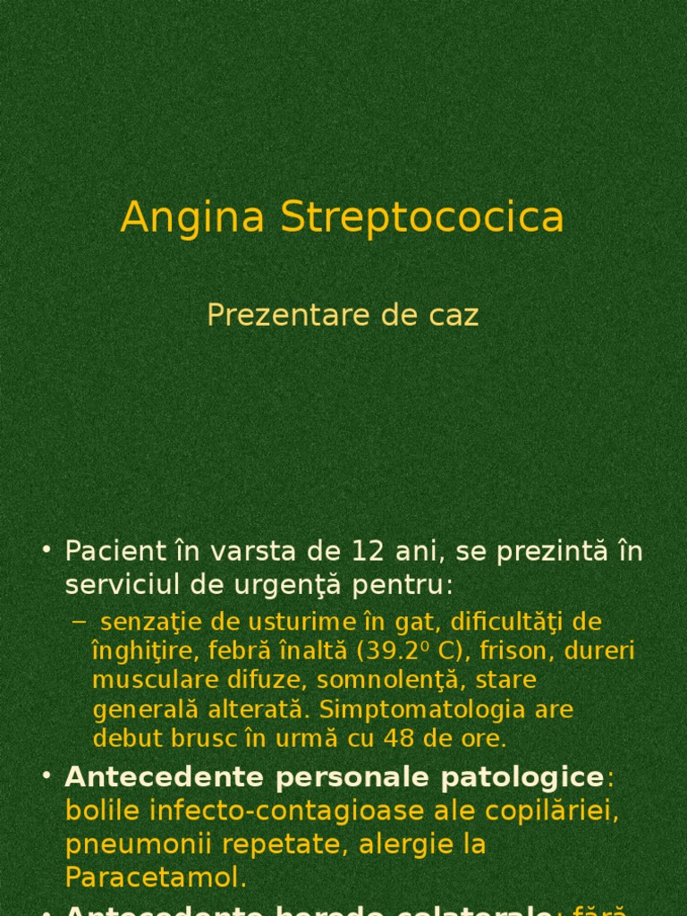 Angina Streptococica | PDF