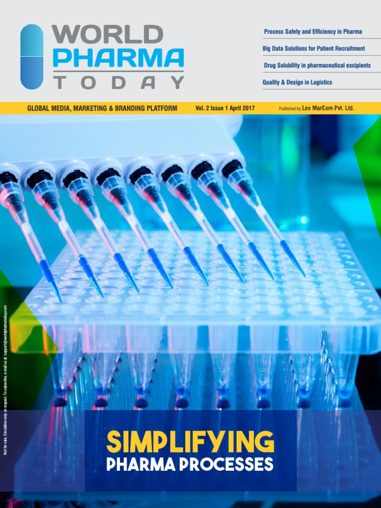 World Pharma Today Magazine - April 2017 Issue | PDF | Pharmaceutical ...