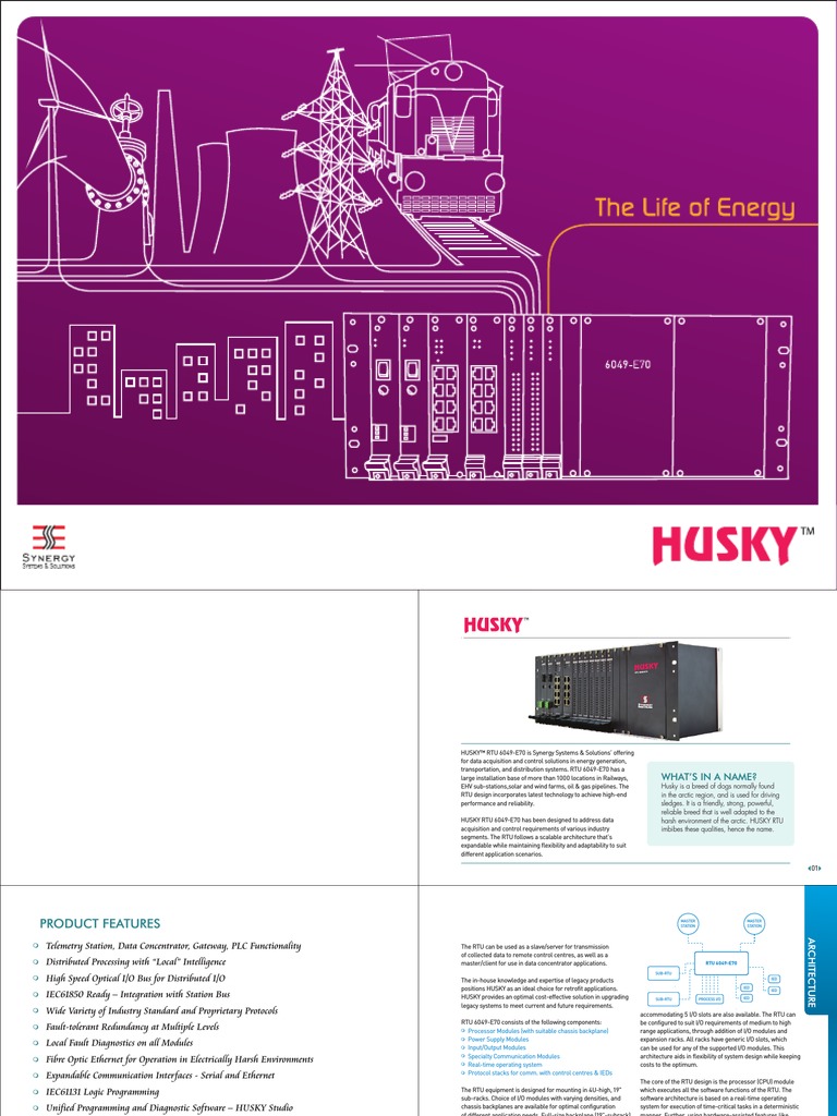 Husky Brochure-Web PDF | PDF | Input/Output | Central Processing Unit