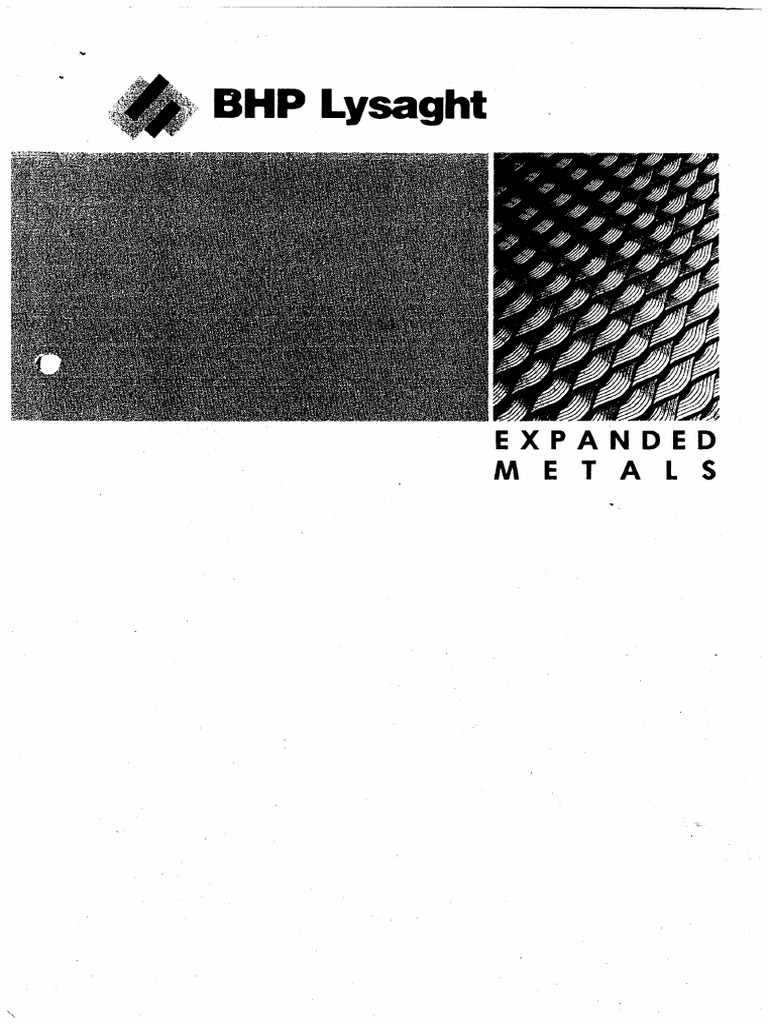06 - BHP Lysaght Expanded Metals PDF | PDF
