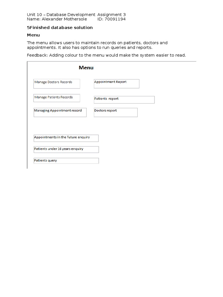 Medical Database Development Guide | PDF | Science & Mathematics