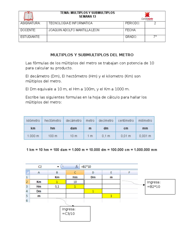 Multiplos Del Metro | PDF