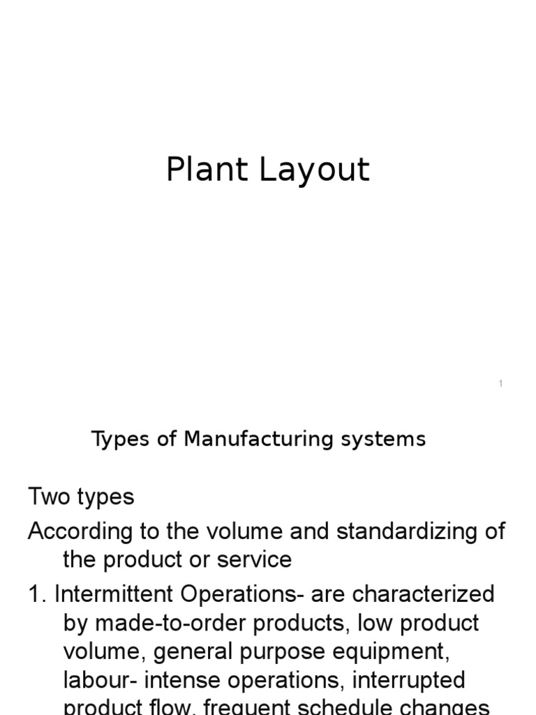 Plant Layout New 2017 | Mass Production | Lean Manufacturing