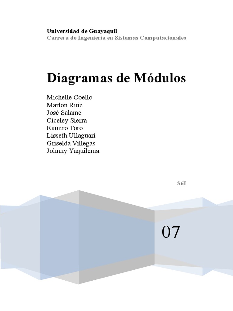 Diagrama de Modulos | PDF
