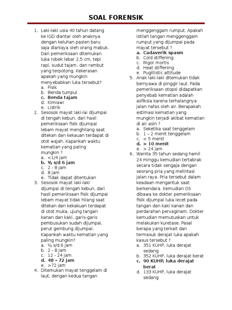 Soal Forensik | PDF