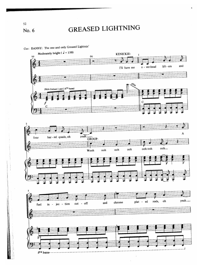 Greased Lightning PDF | PDF