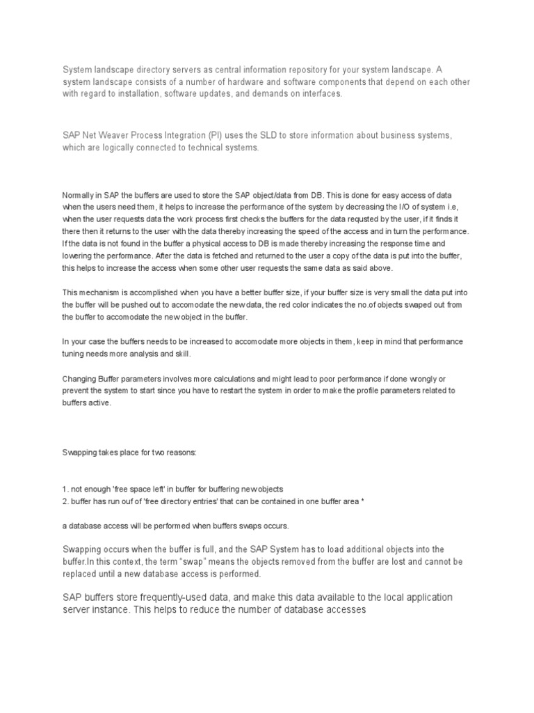 System Landscape Directory Servers As Central Information Repository ...