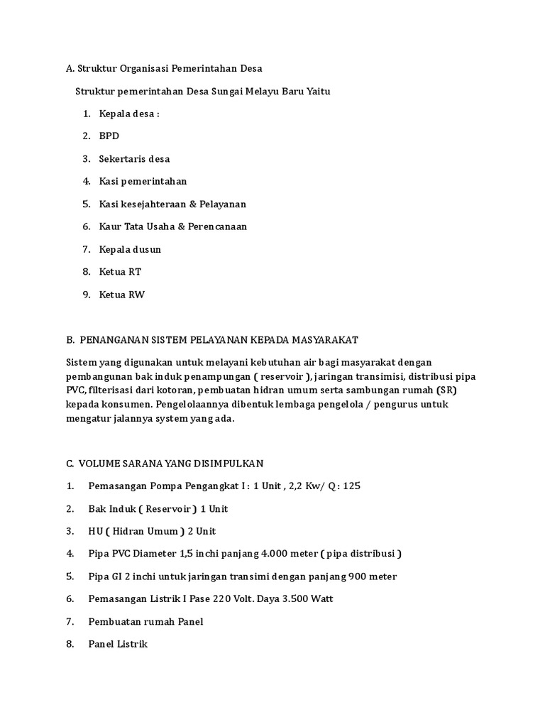 CONTOH Proposal Embung | PDF