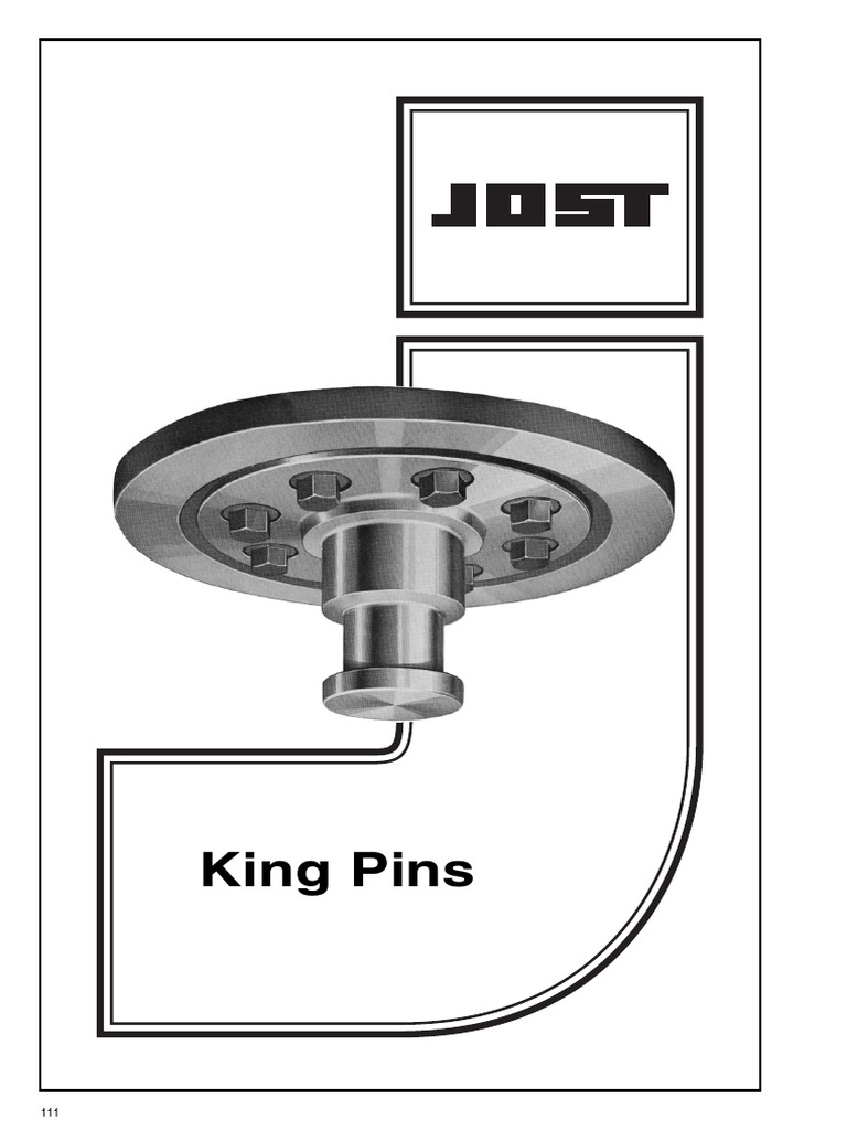 Jost King Pin Specifications and Parts | PDF | Nut (Hardware) | Wear