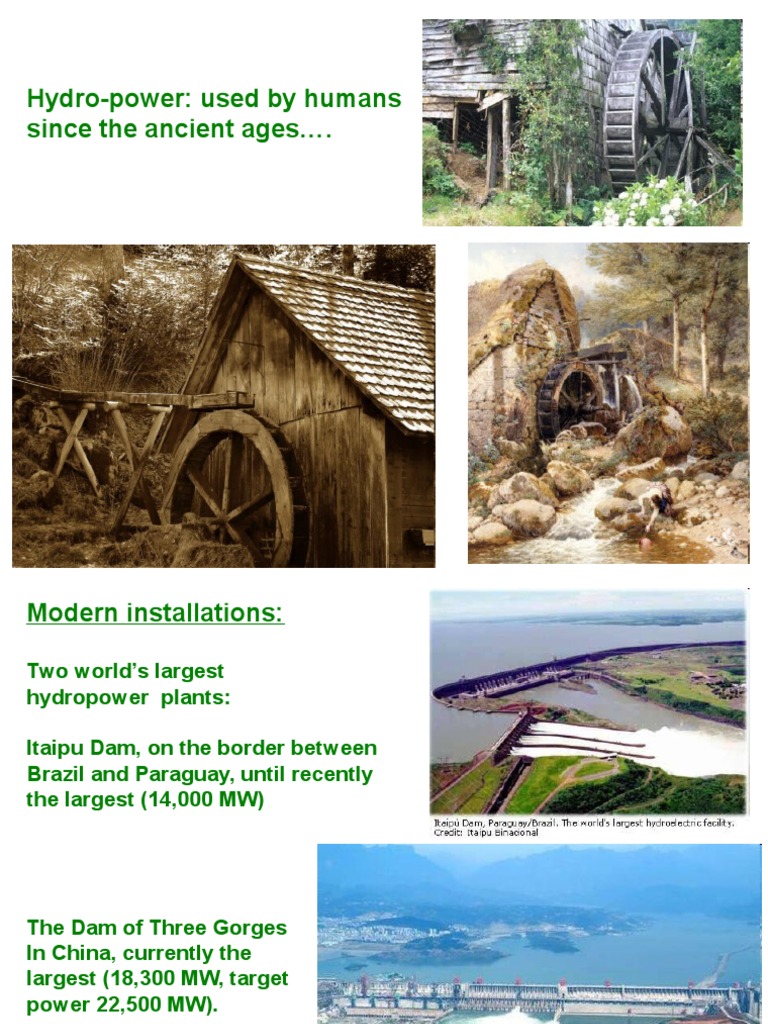 Hydro-Power: Used by Humans Since The Ancient Ages | PDF