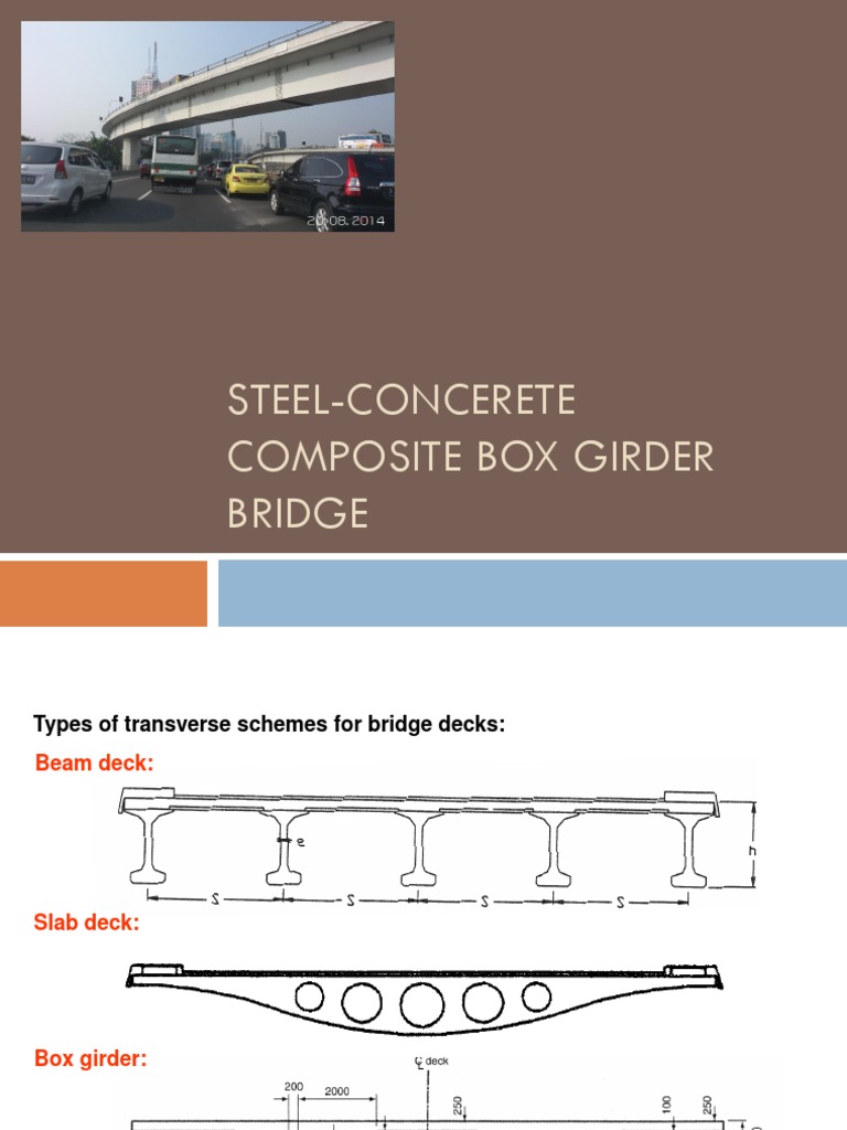 Steel-Conceret Composite Girder Bridge 2016 | PDF | Bending | Strength ...