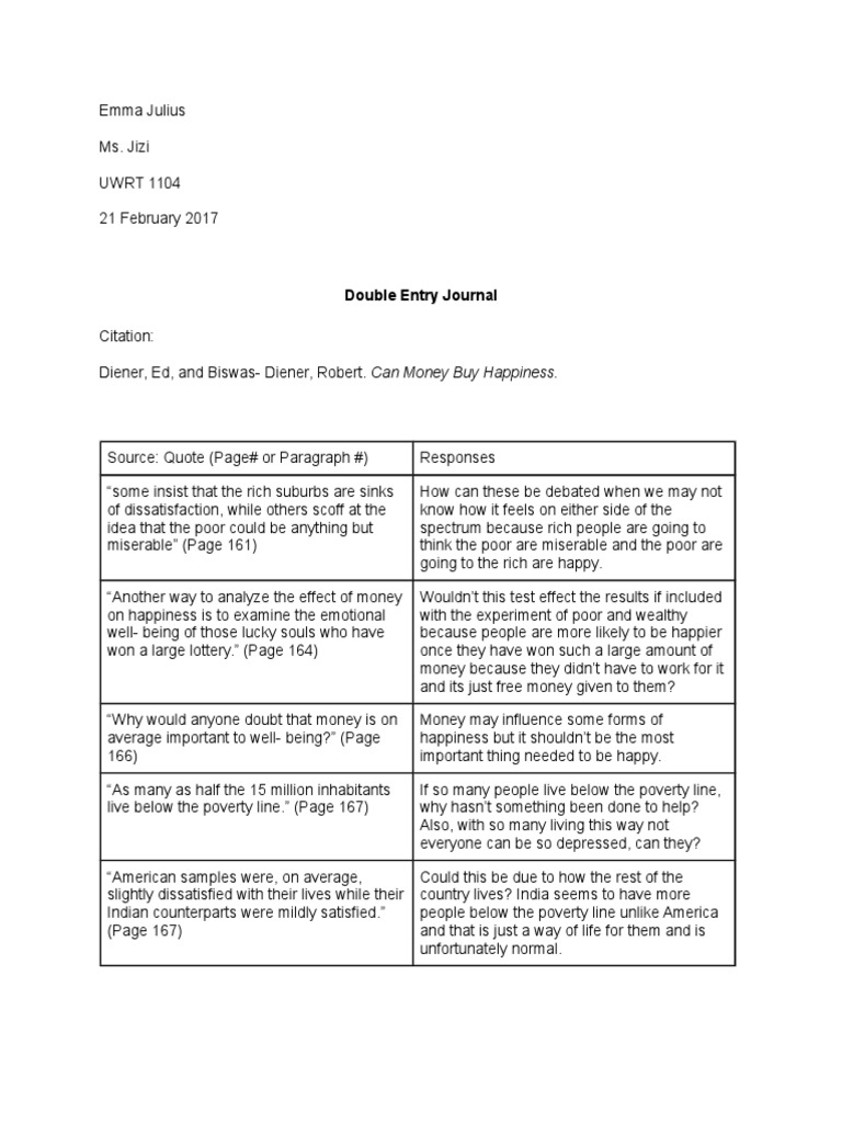 Dej Table Format | PDF | Happiness | Positive Psychology