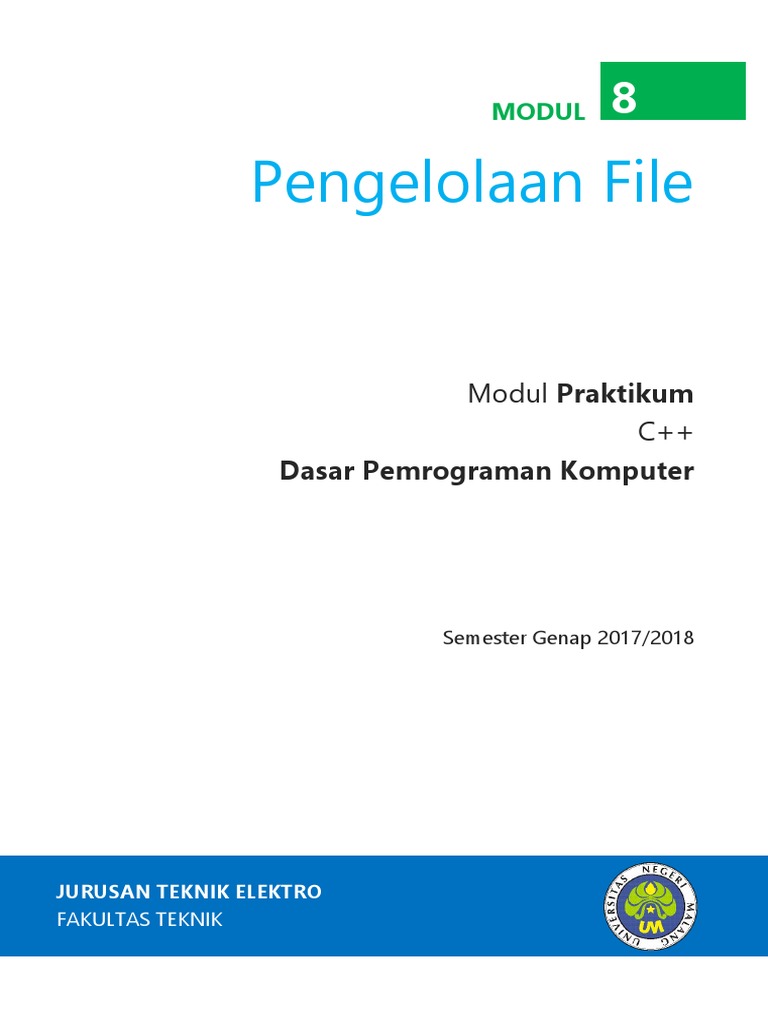 MODUL 8 - Pengelolaan File | PDF