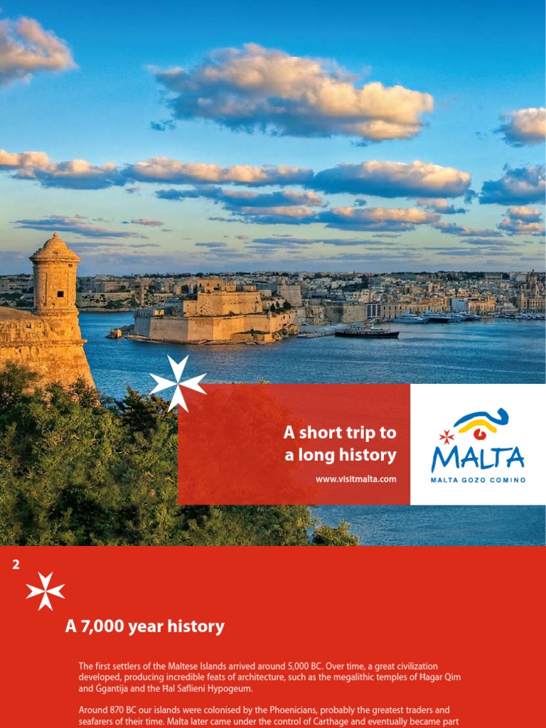 The Malta & Gozo History & Culture Brochure 2010 | PDF | Malta
