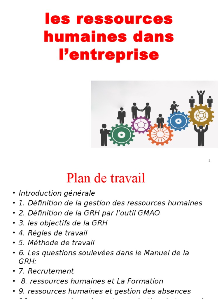 Gestion Des Ressources Humaines | PDF | Ressources humaines | Business