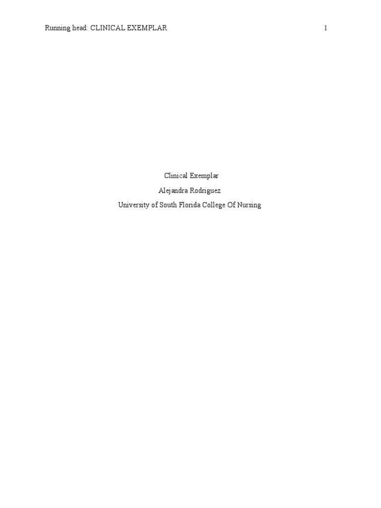 A Clinical Exemplar | PDF | Nursing | Childbirth