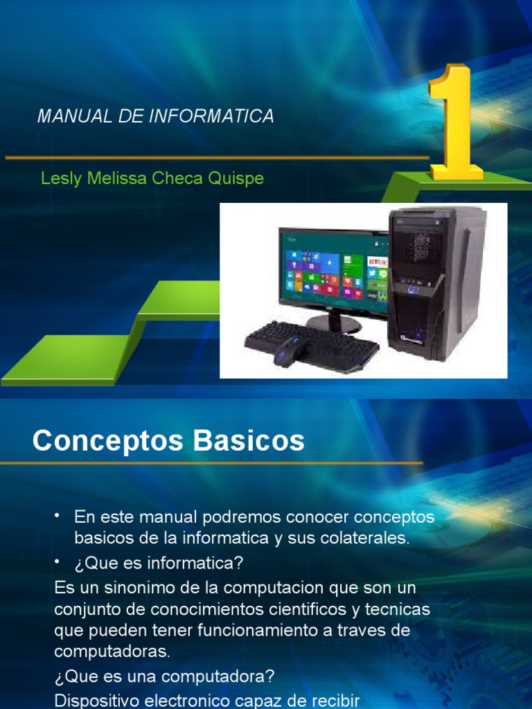 Manual de Informatica | Descargar gratis PDF | Memoria del ordenador | Periférico