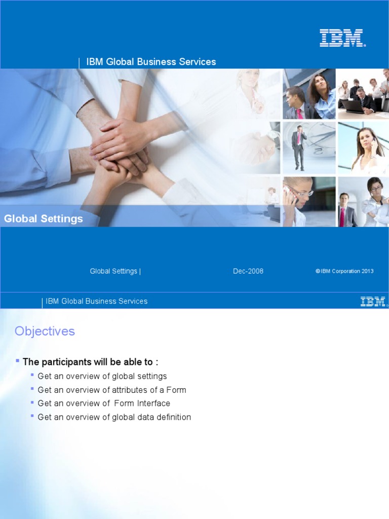 Chapter 02 - Global Settings | PDF | Interface (Computing) | Parameter (Computer Programming)