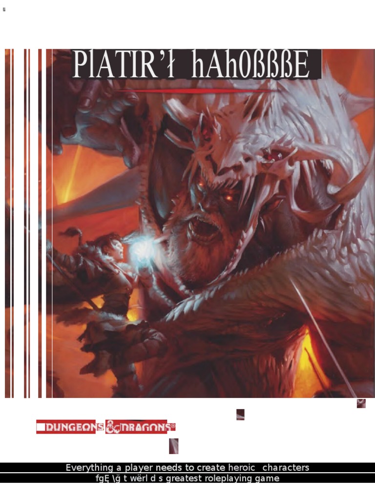 D&D 5e - Players Handbook - Small | PDF | Fantasy Role Playing Games ...