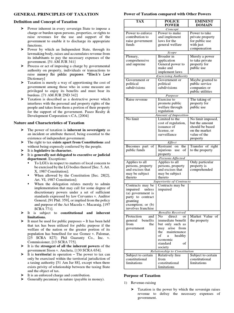 Tax Reviewer | PDF | Tax Exemption | Taxpayer