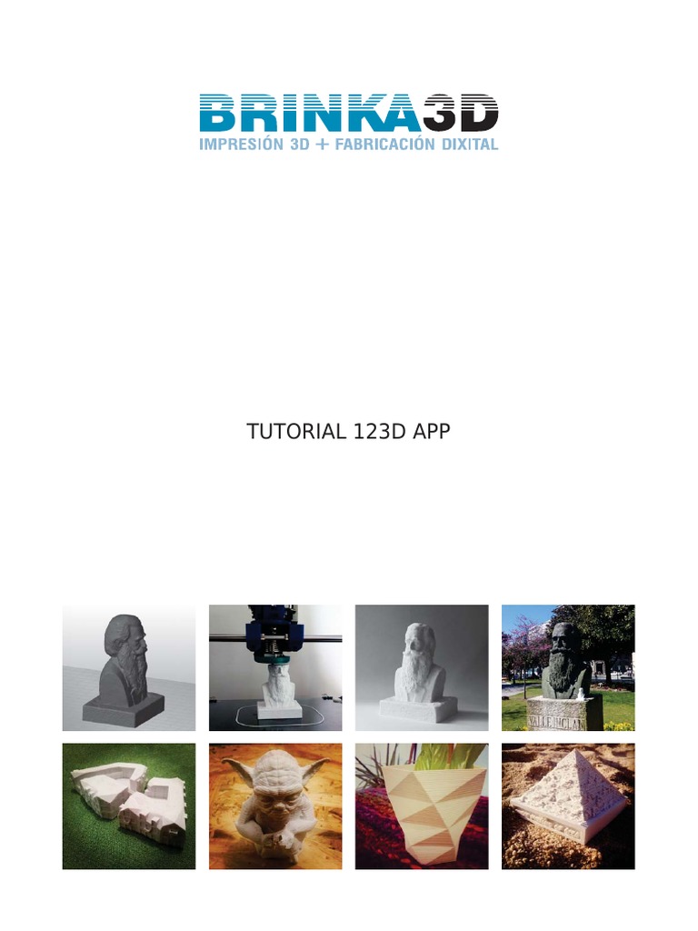 Tutorial 123D App | PDF | Youtube | Impresión 3d