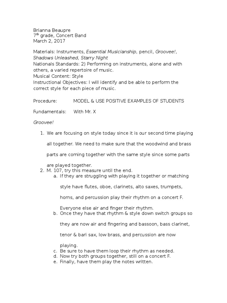 Mar 2 Concert Band | PDF