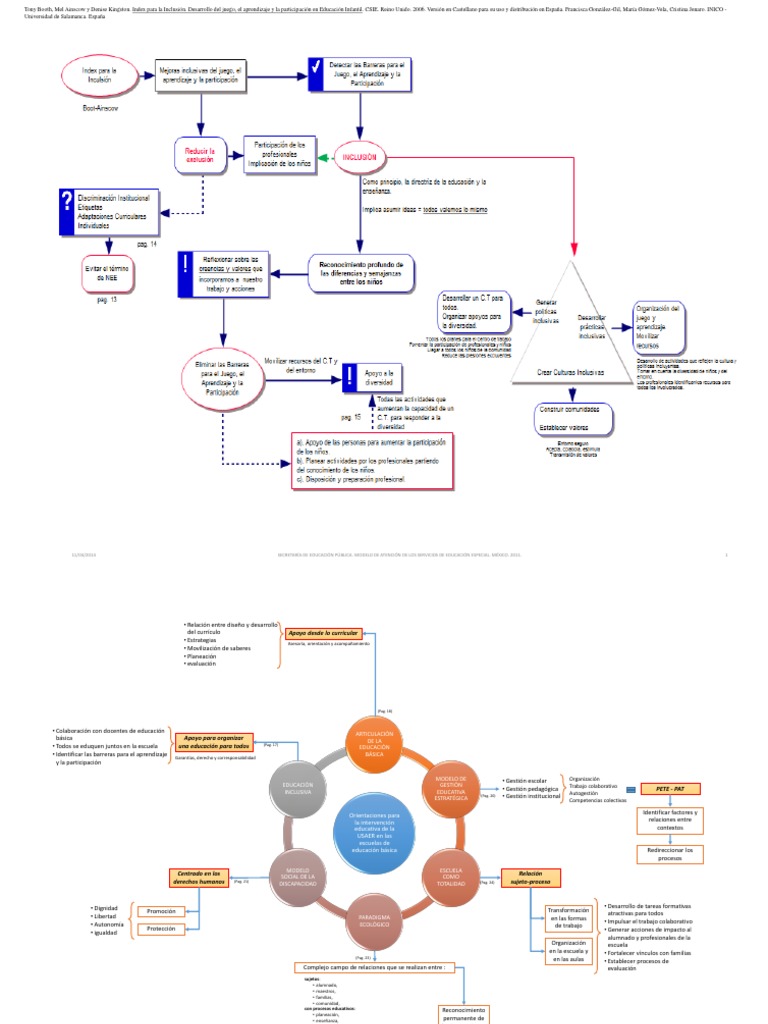 Diagrama MASEE Orientaciones | PDF | Educación especial | Evaluación