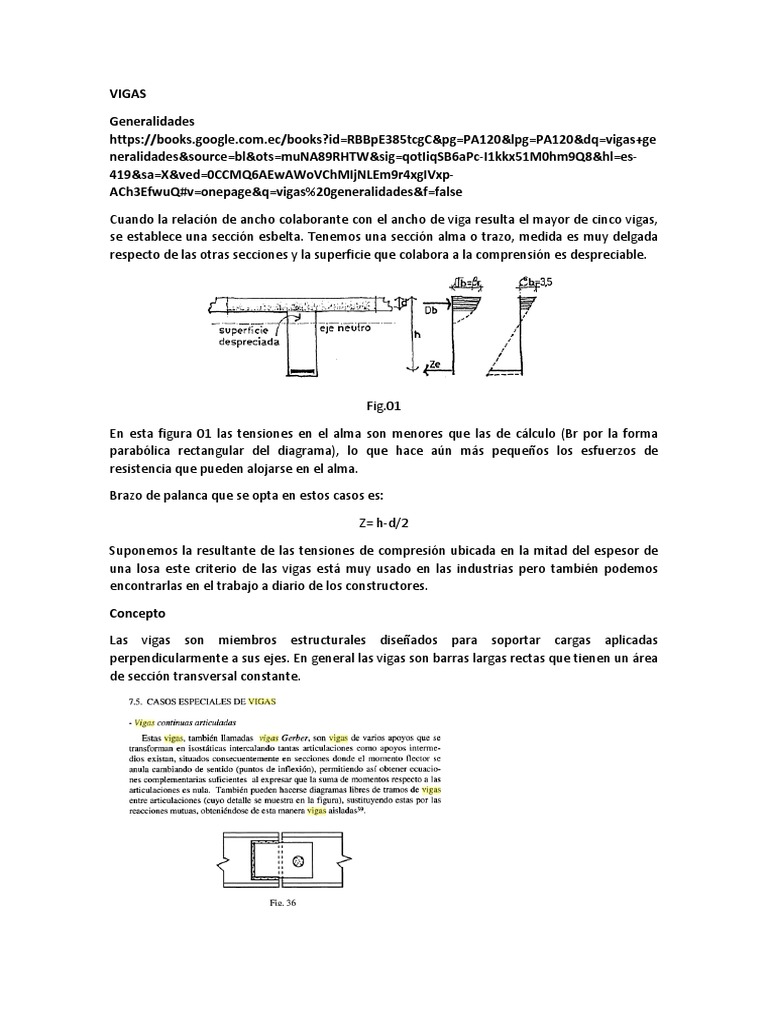 Vigas | PDF | Conjunto convexo | Derivado