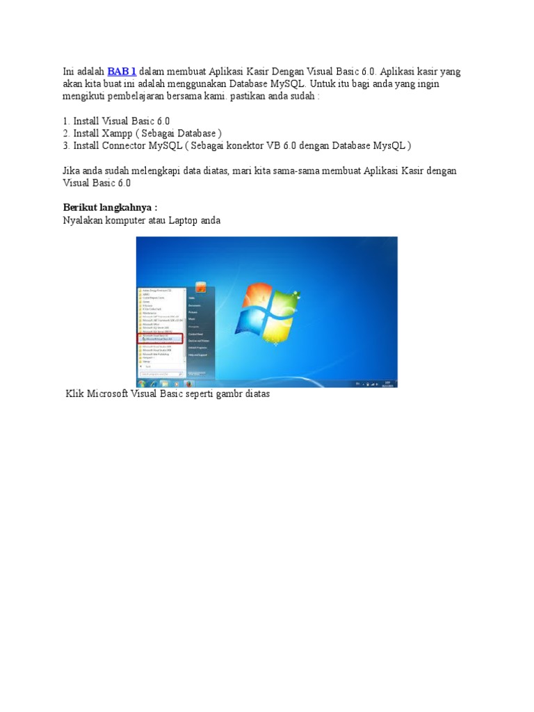 Aplikasi Mesin Kasir Sederhana | PDF