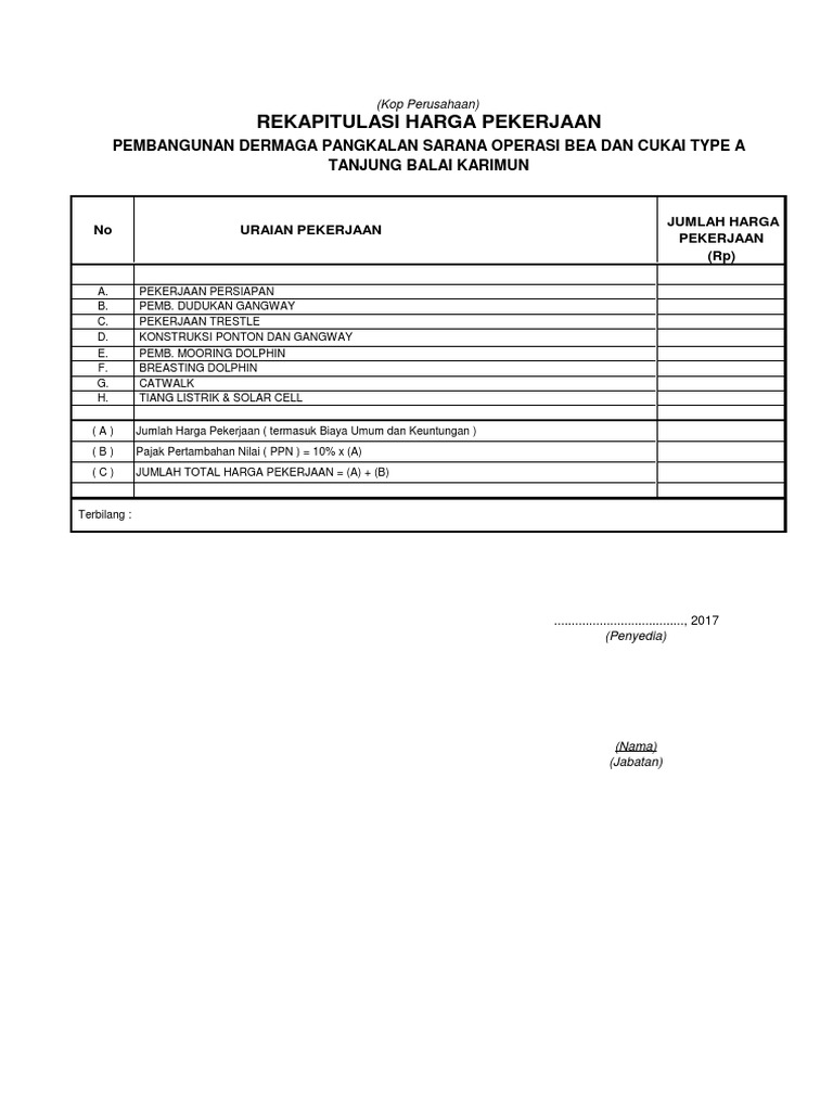 BQ Rab Dermaga | PDF