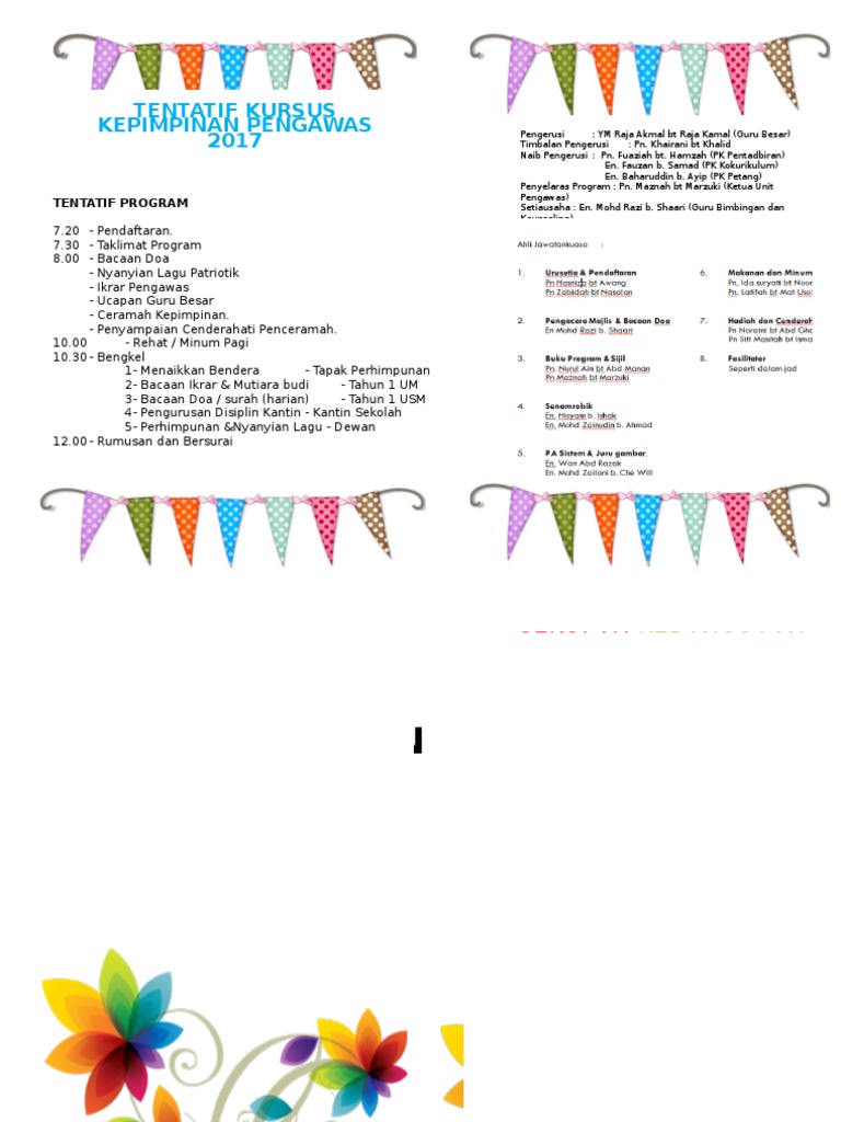 Buku Program KEM KEPIMPINAN 2017 | PDF