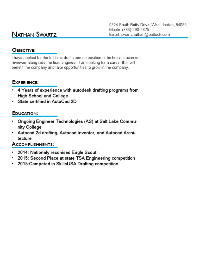 Resume Revision | PDF
