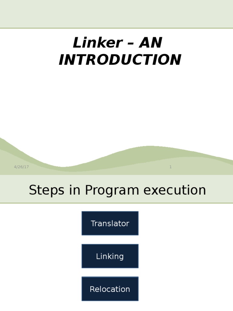 Linker - AN | PDF | Library (Computing) | Operating System Technology