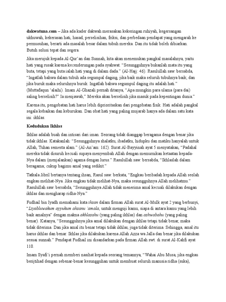 Dakwatuna | PDF | Karier & Perkembangan | Pengembangan Diri