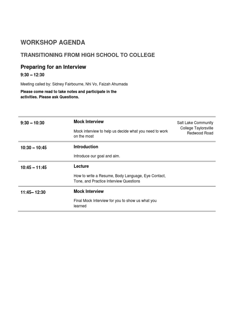 Workshop Business 2020 Pdf