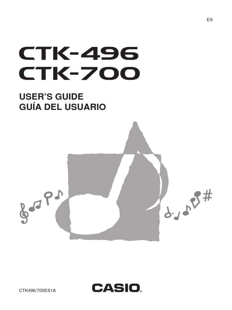 Manual Casio CTK 496 PDF | PDF | Ac Power Plugs And Sockets | Microphone