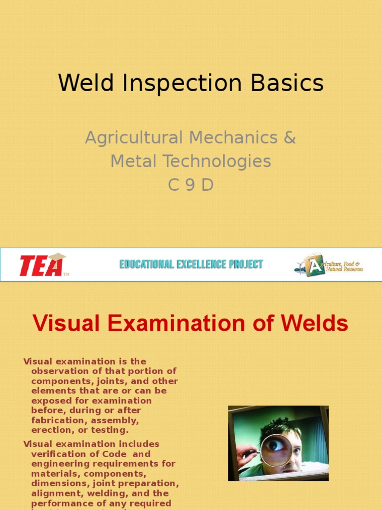 Visual Inspection of Welds Explained | PDF | Nondestructive Testing ...